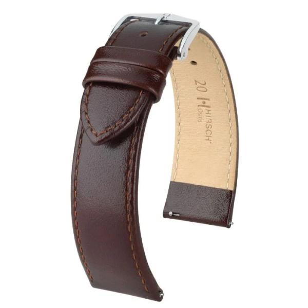 メーカー：HIRSCH ヒルシュ Osiris オシリス　製品名：03475010-2-22　JANコード：050513029111　バンド素材：牛革　バンドカラー：ブラウン　長さ：Lサイズ 尾錠側：80mm（尾錠含まず） 剣先側：120m...
