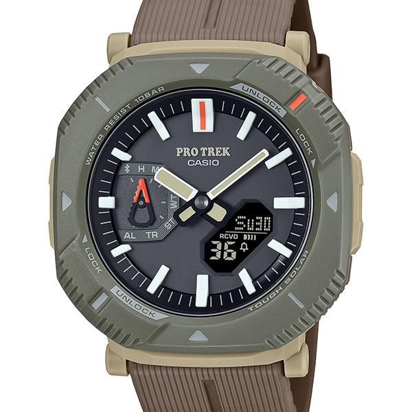 メーカー：プロトレック PROTREK CASIO カシオ　製品名：PRJ-B001-5JF　JANコード：4549526392825　本体サイズ(高さ×幅×奥行)：50.3×46.0×13.6　本体重量：44　バンド：145〜215　ウォ...
