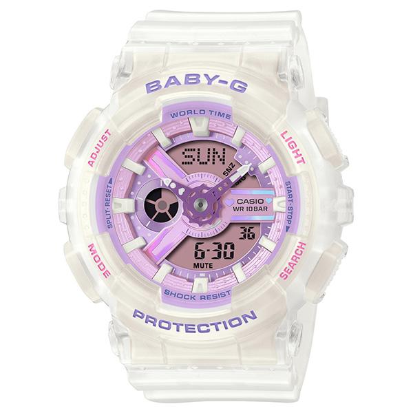 メーカー：CASIO カシオ Baby-G ベイビージー ベビージー　製品名：BA-110PS-7AJF　JANコード：4549526420801　本体サイズ(高さ×幅×奥行)：46.3×43.4×15.8　本体重量：44.9　バンド：12...