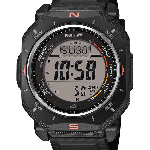 メーカー：CASIO カシオ PROTREK プロトレック SPORTS　製品名：PRG-69-1JF　JANコード：4549526419652　本体サイズ(高さ×幅×奥行)：52.5×46.4×14.4　本体重量：58　バンド：145〜2...