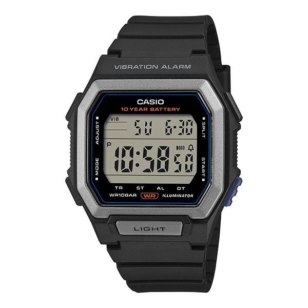 メーカー：CASIO カシオ 一般時計　製品名：W-738H-1AJF　JANコード：4549526424878　本体サイズ(高さ×幅×奥行)：47.0×42.8×13.5　本体重量：43　バンド：145〜215　ウォッチ モジュールNO(...