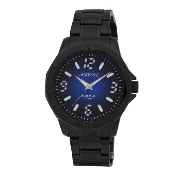 メーカー：AUREOLE オレオール製品名：SW-571M-9JANコード：4981136019853説明1 仕様：クオーツ　ケース素材：ステンレス　風防素材：クリスタルガラス説明2 バンド素材：ステンレス無垢　中留：プッシュバックル説明3...