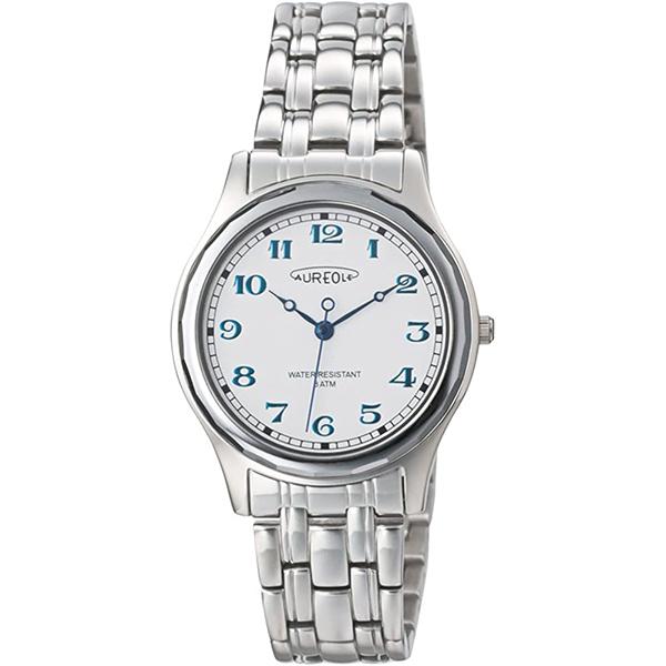メーカー：AUREOLE オレオール 　製品名：SW-491M-4　JANコード：4961136021955　ムーブメント：クオーツ　バンド素材：ステンレス無垢　防水：日常生活用防水　ガラス素材：サファイア　ケース素材：ステンレス　機能 付...