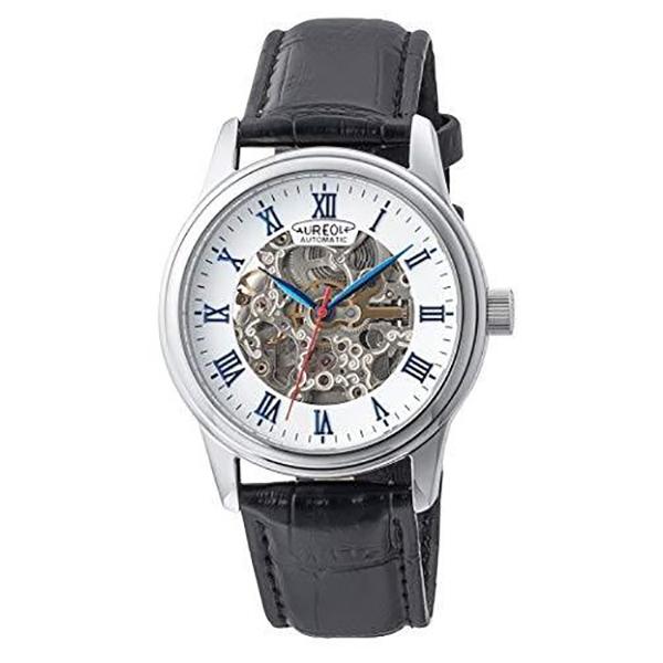 メーカー：AUREOLE オレオール 　製品名：SW-614M-06　JANコード：4961136022778　ムーブメント：自動巻き　バンド素材：牛革型押　防水：５気圧防水　ガラス素材：クリスタル　ケース素材：ステンレス　機能 付加仕様：...