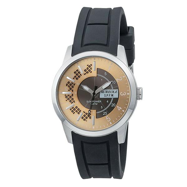 メーカー：AUREOLE オレオール 　製品名：SW-608M-02　JANコード：4961136022457　ムーブメント：ソーラー　バンド素材：シリコン　防水：５気圧防水　ガラス素材：クリスタル　ケース素材：ステンレス　機能 付加仕様：...