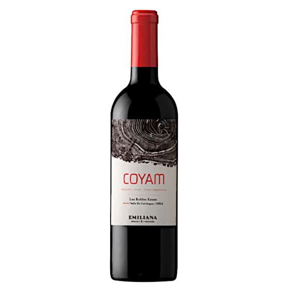原語表記： Coyam Los Robles Estate Valle de Colchagua　( Emiliana )[2021]タイプ： 赤ワイン生産地： チリ / セントラルヴァレー / コルチャグアヴァレー品種： シラー37％、カ...
