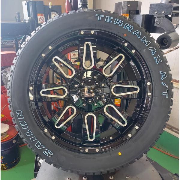 ホイールブランド LEXXEL WHEEL レクセル ホイールホイール名 Balano offroad style バレーノ オフロードスタイルカラー ブラックミルドマシニングホイールサイズ 20×9.0オフセット +35P.C.D/ホール...