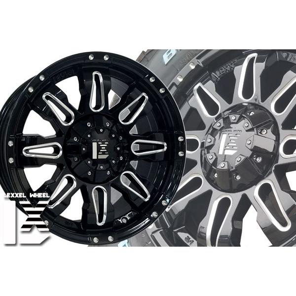 ホイールブランド LEXXEL WHEEL レクセル ホイールホイール名 Balano offroad style バレーノ オフロードスタイルカラー ブラックミルドマシニングホイールサイズ 17×8.0オフセット +35P.C.D/ホール...