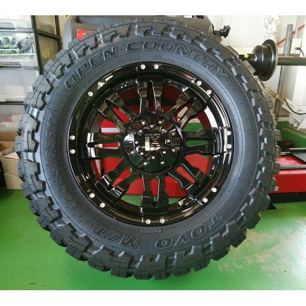 プラド ハイラックス サーフ FJ H3 タイヤホイール 17インチ Balano トーヨー オープンカントリー M/T 265/70R17 新品4本セット :Balano17BK-OPC-1 ...