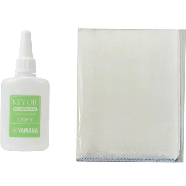キイオイルとガーゼのセット。キイオイルとガーゼのセットです。(ガーゼはヤマハではありません。)ヤマハ キイオイル ライト KOL3は、キイポストと鍵管の間や鍵管内面に使い、錆や摩耗を防ぎます。100% 化学合成オイルで、軽く滑らかなキイタッ...