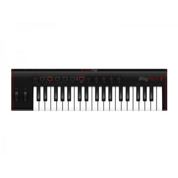 iRig Keys 2は、ベロシティ対応の37鍵（3オクターブ）USB / MIDIキーボードです。Mac/PC 、iPhone / iPad、Android、その他MIDI対応機器など、デバイスの制約なく接続可能です。iRig Keys ...