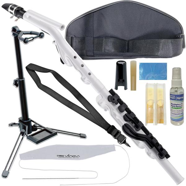 リードを振動させて音を発生させるので消音はできず またリコーダーのように息を入れれば音が鳴る楽器ではありませんがこの振動で音を出す感覚が楽しい。 柔らかい音色 太い音 またピッチ(音程)を上下させたりビブラートをかけたり 技術次第で抑揚のあ...