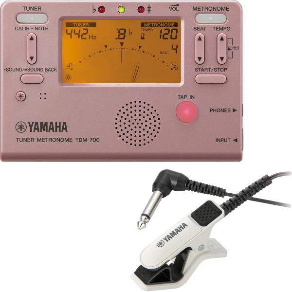 吹奏楽では綺麗なハーモニーが必須。音を聞きながらメーターでチューニングができます。３オクターブの基準音に沿ったチューニングが可能☆YAMAHA Tuner-Metronome TDM-700 チューナーメトロノーム クロマチックチューナー ...