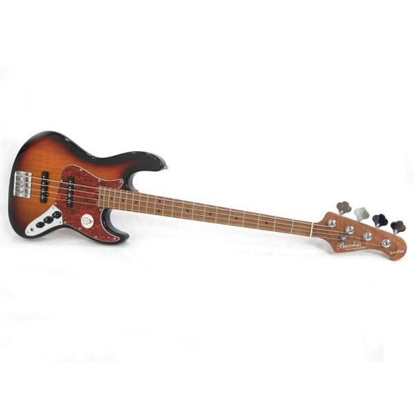 シャープなシルエットで人気のウッドラインベース。このスペックでこの価格、バッカス、グローバルシリーズならでは！です。ネックには剛性を高めたローステッドメイプルを採用。色合いも含めてビンテージ感もたっぷり。指弾き、ピック弾き、スラップとなんで...