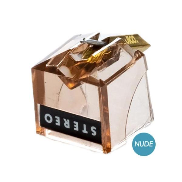 35-37 NUDEは、Columbia/DENON（コロムビア/デノン）のレコードカートリッジ：DL-8に使用できる、メーカーが製作した純正の針ではない、純正針と同等の性能を備えた代替針（交換針）です。この代替針（交換針）は「無垢丸針」タ...