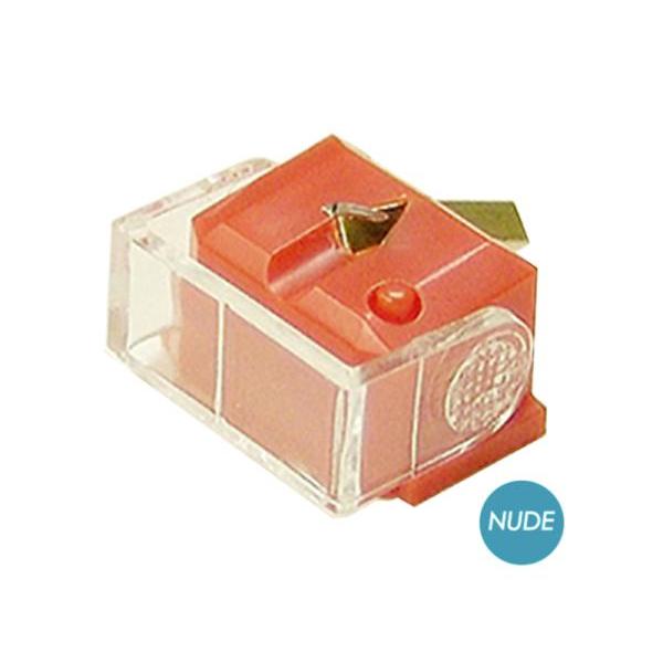 39-15 NUDEは、SONY（ソニー）のレコードカートリッジ：VL-15G、XL-15に使用できる、メーカーが製作した純正の針ではない、純正針と同等の性能を備えた代替針（交換針）です。この代替針（交換針）は「無垢丸針」タイプです。標準的...