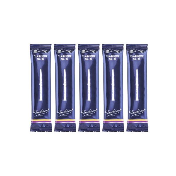 【2-1/2  箱品番CR-1025の10枚入りをバラして5枚にしたもの】B♭クラリネット 長年にわたって高い評価を得ている一番幅広く使われているリードで どんなスタイルの音楽にも合います。主な特質は 全音域にわたりレスポンスが素晴らしく最...