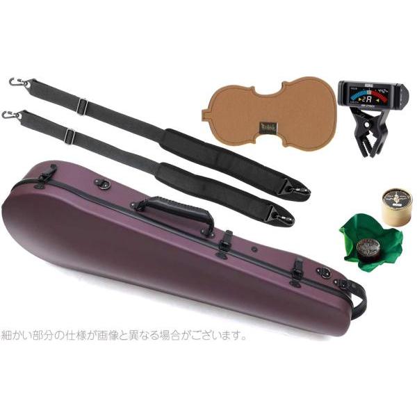 ビオラケースとモイスレガート、松脂、クリップチューナーのセット☆Carbon mac viola cases CFA-2S satin カーボンマック ビオラ用 サテン ハードケース サテンシリーズは、落ち着いた大人な雰囲気のカラーリングが...