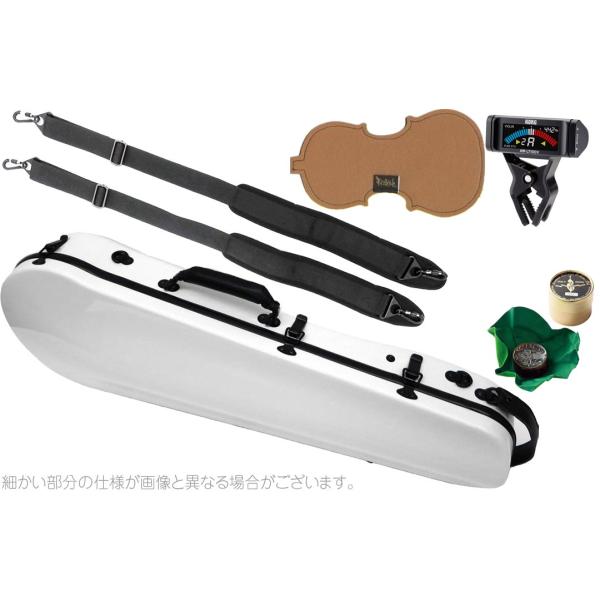 ビオラケースとモイスレガート、松脂、クリップチューナーのセット☆Carbon mac viola cases CFA-2 カーボンマック ビオラ用 ハードケース■重量 約2.0kg 別途 ストラップ 0.2kg■リュック可■中国製■対応サイ...