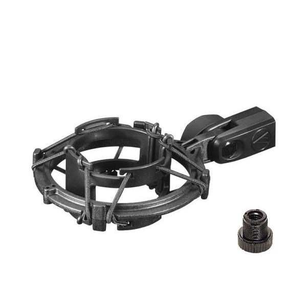 ・マイクスタンドやブーム、マウントから伝わる振動ノイズを減衰。・対象機種：AT2020、AT2020USB+、AT2035、AT2050マイクホルダー側 ネジ径   ：5/8インチ（SHUREピッチ） ◆付属品： 変換ネジアダプター  （S...