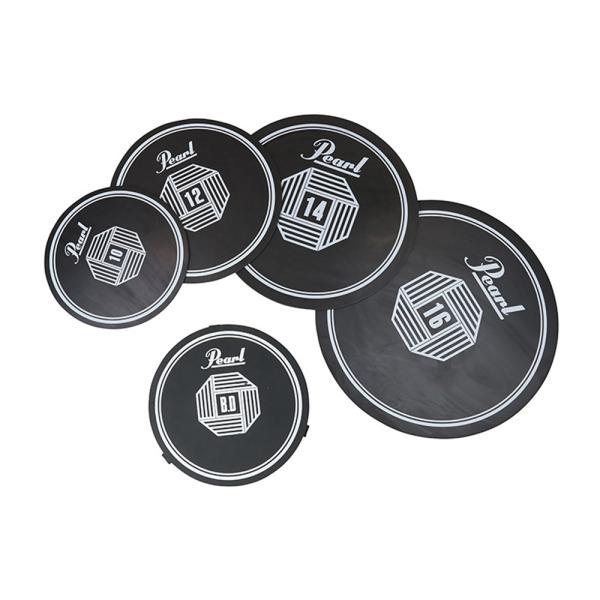 ドラムセットの各打面の上にセットすることで消音効果が得られるラバー製の練習パッド。リバウンドが弱いため、手首のコントロールに最適。バスドラム用パッドはベルトでポジション調整が可能。シンバルはティルター上部に引っかけ、ハイハット用はクラッチに...