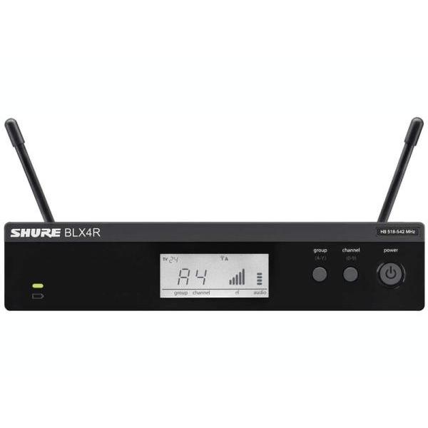◆ SHURE ( シュア )   BLX4R　ラックマウント型受信機 アンテナ着脱可能モデル▼堅牢なメタルシャーシを採用し、設備用途にも最適なラックマウントタイプの1chダイバーシティ受信機・スイッチを押すだけでRF干渉の恐れの少ないグル...