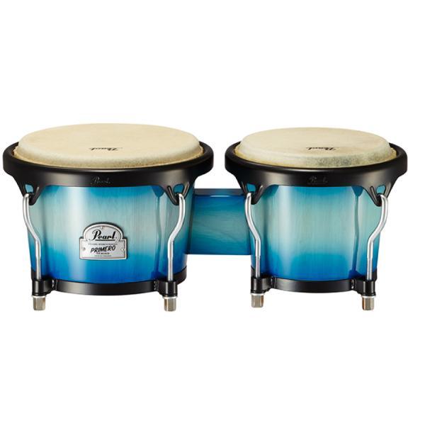 Primero Series Oak BongosModel Number PWB-100上質なラッカー仕上げのタイオーク胴に、手にやさしい“カウンタークラウン・フープ”を装備した8 1/2"&amp;7"のボンゴで、ビギナーや体型の小さな...