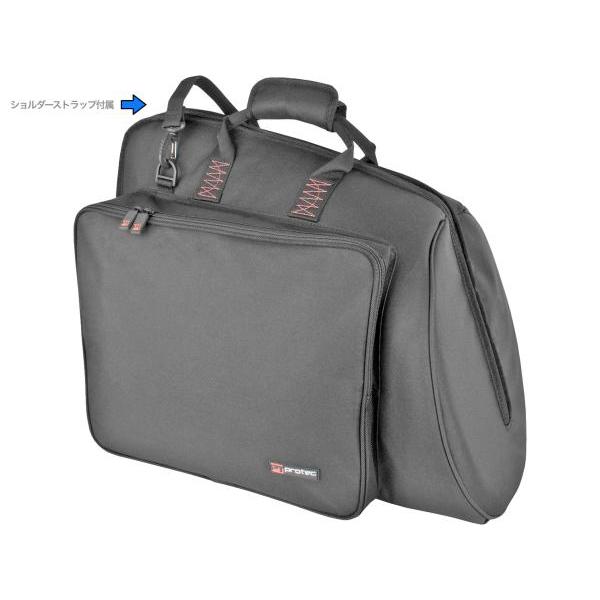 ■PROTEC CASES BAGS プロテック■楽器：フレンチホルン French horn■ワンピースベル　ベル一体型用■シリーズ：EXPLORERシリーズ（C-X)/ギグバッグ ソフトケース：リーズナブルかつ持ち運びに便利な機能が特徴...
