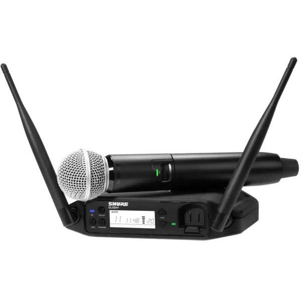 《 ワイヤレス システム 》 ハンドヘルド型 (^_^)v◆ SHURE ( シュア ) GLXD24+/SM58 ◆ 2.4GHz帯 SM58 テーブルトップ型受信機付 ボーカルワイヤレスシステム［ 商品説明 ］新しいGLX-D24+/S...