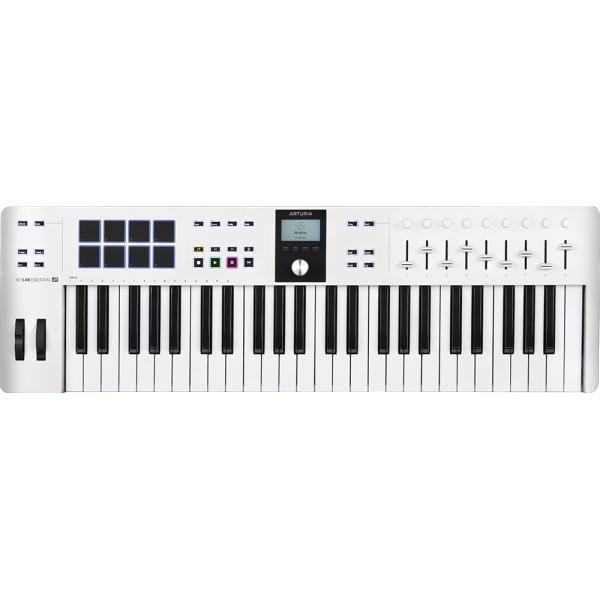 音楽制作に不可欠なもの初心者でもベテランでも、あるいはその中間のあらゆるレベルでも、あなたとDAW、完璧なサウンドとの間のバリアを破るMIDIコントローラーでクリエイティブなポテンシャルをフルに発揮してください。あらゆるDAWをコントロール...