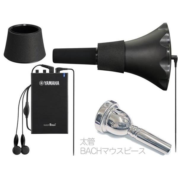 北海道 沖縄 離島不可。BACHマウスピース 太管 6-1/2Aは長期在庫のアウトレット品。箱なしでキズ ちょっとした凹み 刻印不備、変色などあり 使用に問題ない程度 テナーからバスまで対応のバストロンボーン用アタッチメント付属。ブラスレゾ...