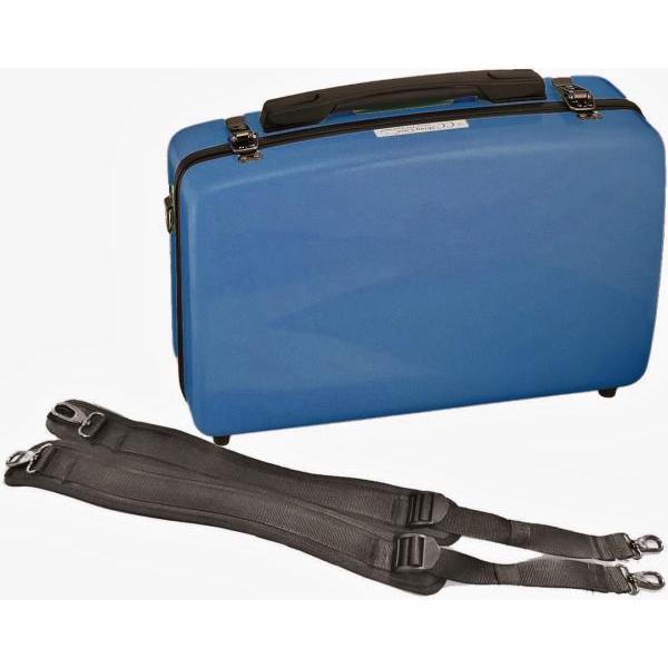 楽器の形に型抜きされたハードケース。最新モデルクロームパーツモデル。取手も以前のモデルよりもスタイリッシュになりました。雨などが進入しないように接合部にはとても丈夫なパッキン(?)のようなものが施されています。ホールド性の高い落とし込み式内...