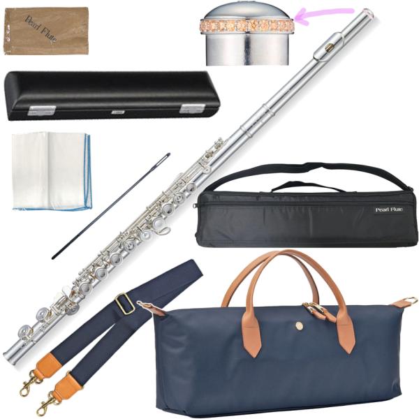 クラフトマンが丁寧に仕上げるハンドメイド頭部管。管体もが銀製。上級者が求める音量のコントロール 音色の幅がより広がり優雅な音色。吹奏楽のアンサンブルでもよく馴染むモデル。パールの特徴である一本芯金,ピンレスメカニズムはフルート特有の問題に対...