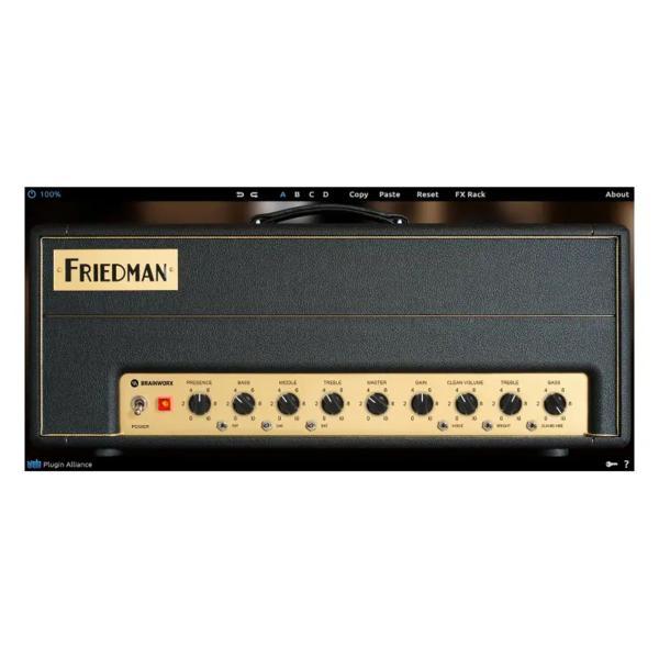 Dave FriedmanがクライアントのMarshallプレキシのモディファイに長年携わってきた経験をもとに誕生した、Friedman BE-100アンプのプラグイン版です。FriedmanがクラシックなPlexiのDNAに手を加えること...