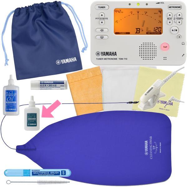 ＊YAMAHA お手入れセット ヤマハ 管楽器 トランペット用 KOSTP5■セット内容：バルブオイルレギュラー(40ml),スライドグリススティック,ポリシングクロスS,ポリシングガーゼS 2枚,クリーニングスワブ,マウスピースブラシS,...