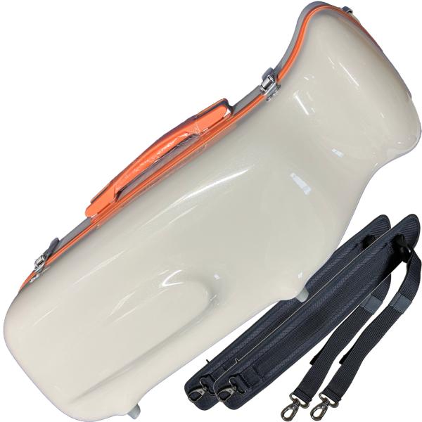 【2024年6月新色】カラーは実際のイメージと異なる場合がございます。表面の加工がツルツルのため深く塗装が剥がれるほどの傷などではなく細かいキズがあります。楽器の形にくりぬかれてあるシンプルなハードケース。保護力が高いのが魅力。ショルダーで...