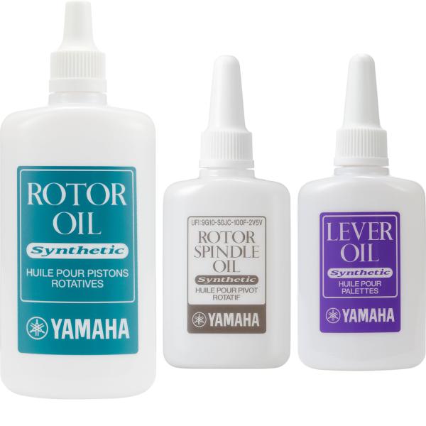 ホルン用 お手入れ用品のオイルは3種類ありどれも楽器が正しく機能するためには必要不可欠。　レバーオイルはその名の通りロータリーレバー軸受け部に使用します。ホルンの修理で多いのがロータリーの固着。使用頻度に問わず久々の使用時に動かないというの...