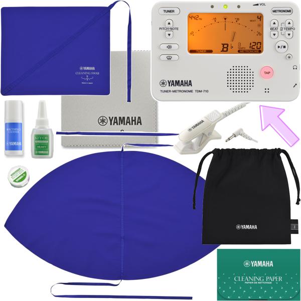 ＊YAMAHA お手入れ用品 KOSSAX6 楽器 メンテナンス お掃除 お手入れセット■セット内容:キイオイルヘビー 8ml,コルクグリス 2g,ポリシングクロスDXS 1枚,クリーニングスワブ S(ネック用),スワブ SAX用(アルト・...