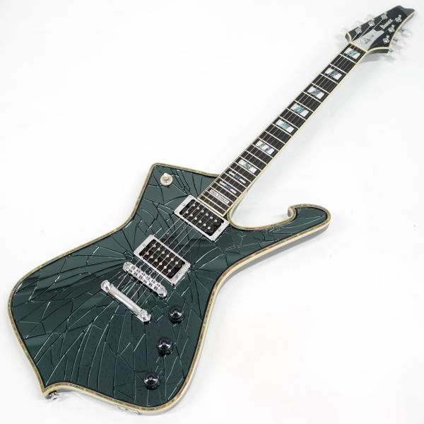 1本のみの入荷です、気になる方はお早めのご検討を。まさに「割れ鏡」、Paul Stanleyモデルであることを強烈に主張する、ボディTOPに施した ”Cracked Mirror”本人直筆サイン入り認定証,、ピックガード付属Weight :...