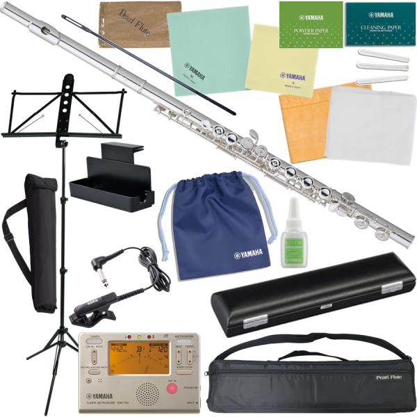 リッププレート&amp;ライザー銀製。パールの特徴でもある一本芯金,ピンレスメカニズムが特徴はどちらも楽器特有の問題点の改善システム。パールフルートギャラリーでは直接の修理対応、弊社では可能な限り調整後の出荷を実践。■PEARL FLUTE...