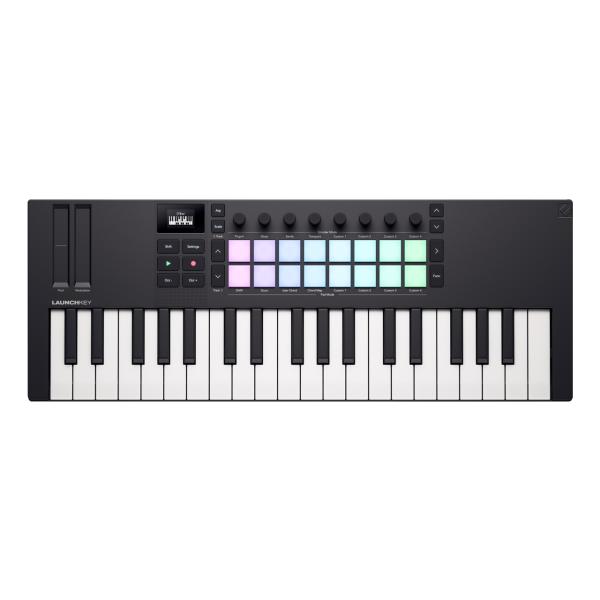 Launchkey Mini 37は、音楽制作の創造性を解き放つさまざまな機能を内蔵したクリエイティブなMIDIキーボードです。シンセスタイルのミニ鍵盤や16個のポリアフタータッチ対応パッド、DAWとの密接な連携を実現するために考え抜かれた...