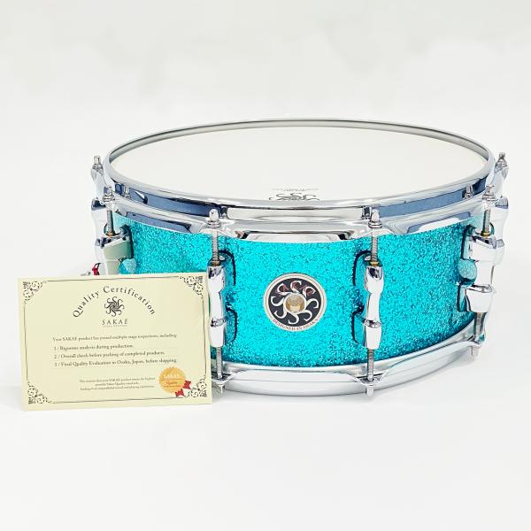 【 スペック 】シェル：メイプルサイズ：14x5.5テンション：10フープ：Mighty Halo