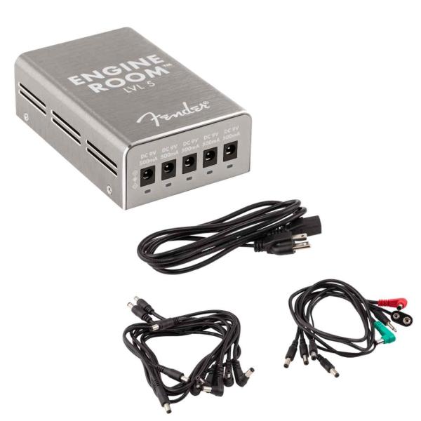 エフェクターにクリーンで独立した電源が必要な時に役立ちます。5つの独立した電源を備えた本器の電力はそれぞれ500mA/9Vです。小型のエフェクターボード用のための独立した電源として使えるほか、より大きなボードでも本器をLVL 12とデイジー...