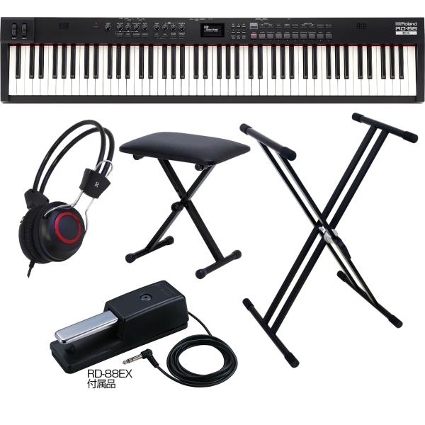 RD-88 EXは、拡張サウンドと優れた演奏性を備えたRDならではのプレミアムなステージ・ピアノを体感できます。・ SuperNATURAL Acoustic Piano 3 Expansionを含む拡張サウンドを備えたRDステージ・ピアノ...
