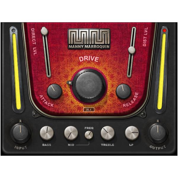 マニー・マロクィン監修によるディストーションプラグイン［商品概要］Manny Marroquin Distortionは、4度ものグラミー賞に輝いたミキシング・エンジニア、マニー・マロクィンが手がける、パラレル・ディストーション・プラグイン...
