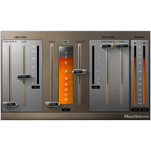 MaxxVolume は、名高い L2 Ultramaximizer のアルゴリズムを基盤に、C1 Parametric Compander、Renaissance Vox、Renaissance Compressor のダイナミクス・テク...