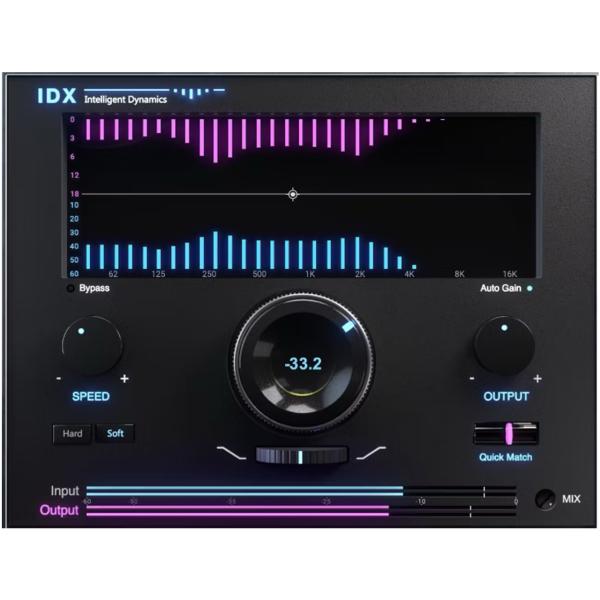 IDX Intelligent Dynamicsは、トラックのエネルギーを最適化し、パンチとフォーカスを強めることが可能です。平坦で退屈なミックスにノブ1つで活力を与えます。IDX Intelligent Dynamicsの働きこのプラグイ...