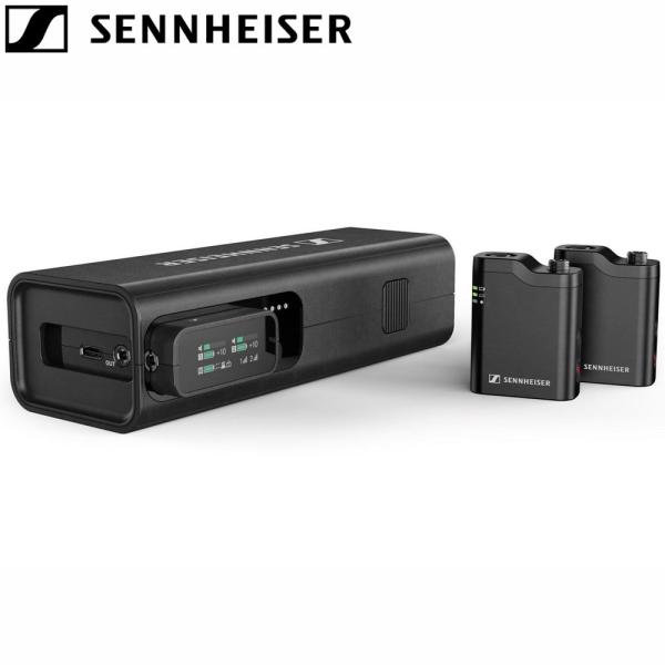 ◆ SENNHEISER ゼンハイザー PROFILE WIRELESS 2-CHANNEL SET ◆ 指向性オンカメラマイク プラグインパワー対応2チャンネル オールインワン クリップオン &amp; ハンドヘルド マイクシステムPro...