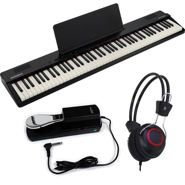 標準的なアコースティック・ピアノと同じ鍵盤幅の 88 鍵盤をそなえながら、5.8kg と軽量で持ち運びやすい GO:PIANO88。クリアで心地のよいサウンドは演奏する楽しさを最大限に引き出します。オリジナルの無料アプリ「Roland Pi...