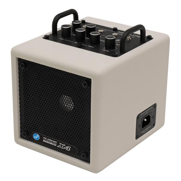 Model     NANOBASS X4出力     35Wスピーカー     １x PJB ネオパワー 4インチ＋RALFRパッシブラジエター周波数特性     68Hz ? 15kHzインプット     ３系統（Input、AUX、B...